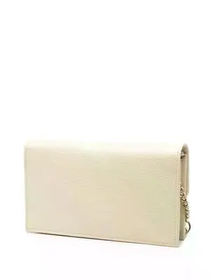 Gucci 2000-2015 Dollar Calfskin Interlocking G Wallet On Chain Crossbody Bag - Brown