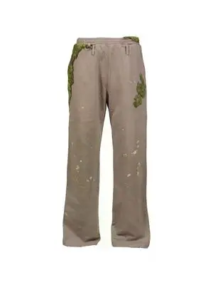 DOUBLET Moss-detail Track Pants - Grey