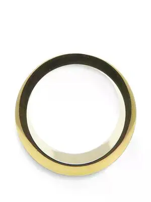 LOUIS VUITTON 2024 Gold Plated Enamel Nanogram Ring M Costume Ring