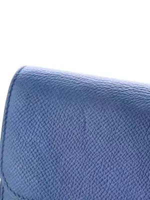 Hermès Constance Wallet Epsom Compact Small Wallets - Blue