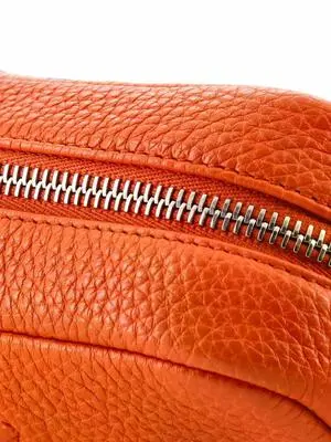 Prada Flou Camera Vitello Daino Small Cross Body Bag - Orange
