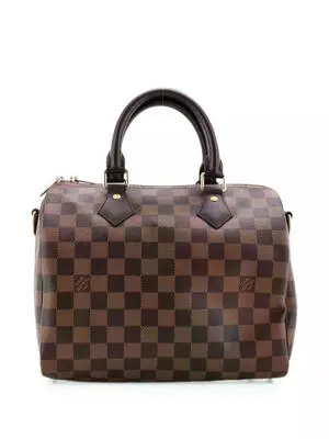 LOUIS VUITTON Speedy Bandouliere Bag Damier 25 Satchel - Brown