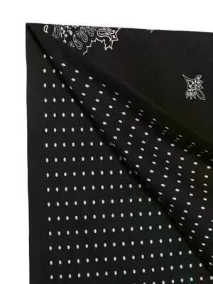 Destin Bandana-print Scarf - Black