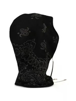 JUN/NAKAYAMA Paisley-print Drawstring Balaclava