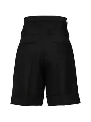 EGONLAB Double-waist Wool Shorts