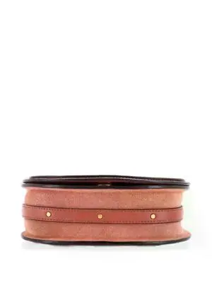 Chloé Nile Crocodile Embossed Leather Small Crossbody Bag