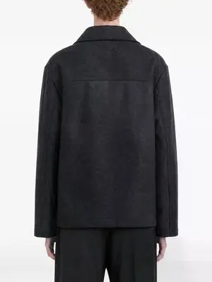Harris Wharf London Double-breasted Virgin Wool Coat