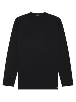 TOM FORD T-shirt A Manica Lunga - Black