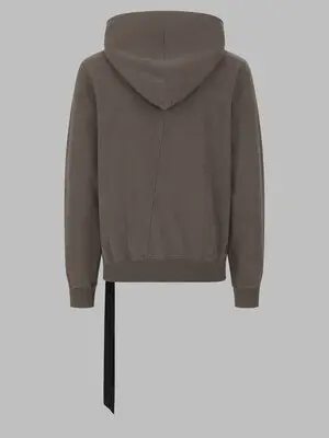 Rick Owens Mountain Hooded Zip Up Sweatshirt