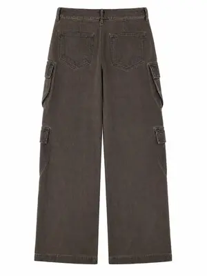 Rick Owens Cotton Denim Cargo Jeans