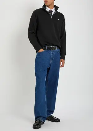 Gant Cotton-blend Half-zip Sweatshirt