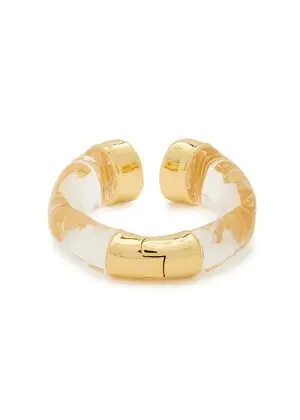Alexis Bittar Liquid Lucite 14kt -plated Cuff