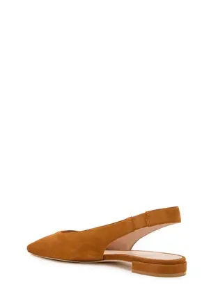 STUART WEITZMAN Suede Stassi 10 Slingback Pumps