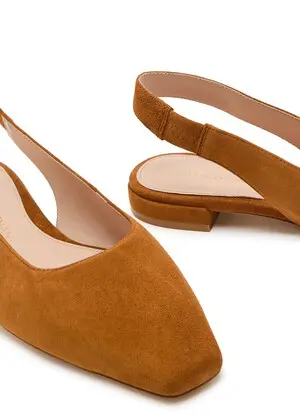 STUART WEITZMAN Suede Stassi 10 Slingback Pumps