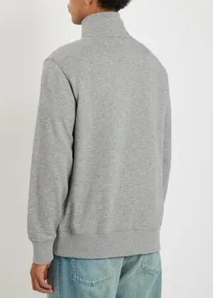 Gant Half-zip Cotton-blend Sweatshirt