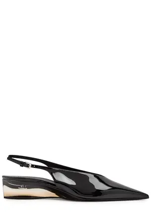 Alaïa Patent Leather Slingback Pumps