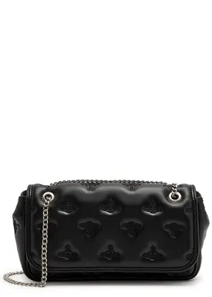 VIVIENNE WESTWOOD Grained Leather Cross-body Bag