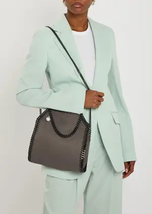 Stella McCartney Falabella Faux Suede Top Handle Bag