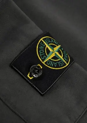 Stone Island Logo Tapered-leg Cotton Sweatpants