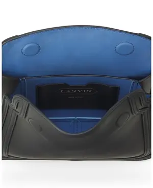 LANVIN Compagnon 16 Leather Bag - Black