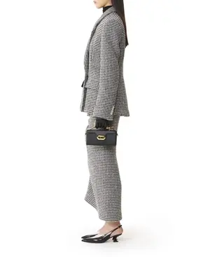 LANVIN Pencil Cat Nano Leather Bag