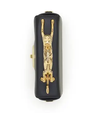 LANVIN Pencil Cat Nano Leather Bag