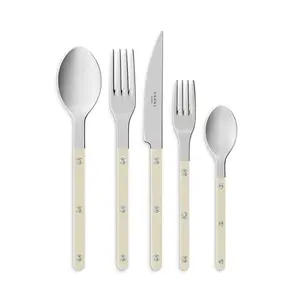 Sabre Paris Bistrot 5 Piece Flatware Set - Ivory