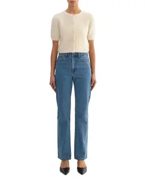 LAMARQUE Kendra Cropped Alpaca Blend Cardigan Sweater