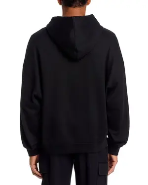 Hugo Darishood Cotton Logo Graphic Drawstring Hoodie