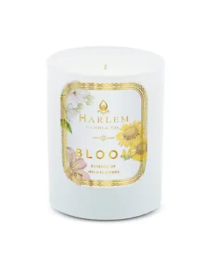 HARLEM CANDLE CO. Bloom Luxury Candle, 11 Oz - White