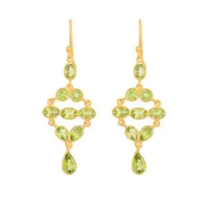 OPIUM JEWELS Tara Peridot Earrings