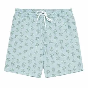 Jacques Zolty Blue / Green Kai Swimwear Palms Green Sky Blue