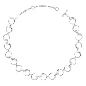LUCY QUARTERMAINE Solid Sterling Luna Necklace