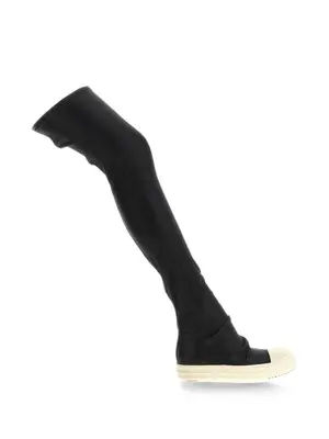 Rick Owens Leather Boots - Black