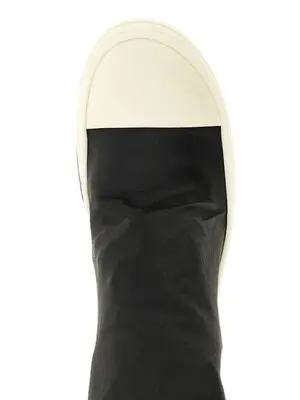 Rick Owens Leather Boots - Black