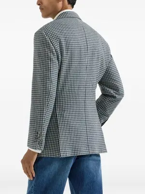 Brunello Cucinelli Cashmere Single-breasted Jacket - Blue