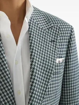 Brunello Cucinelli Cashmere Single-breasted Jacket - Blue