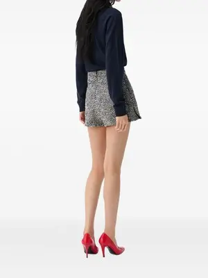 Versace Bouclé Wool Shorts