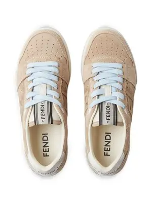 Fendi Match Leather Sneakers