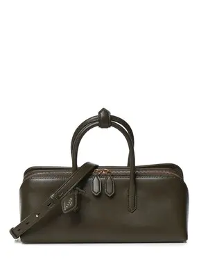 Alaïa Delta Leather Handbag - Green