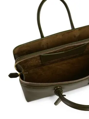 Alaïa Delta Leather Handbag - Green