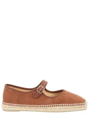 CastaÑer Canvas Mary Jane Espadrille Flats