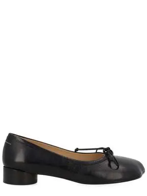 MAISON MARGIELA Leather Ballet Flat With Low Heel