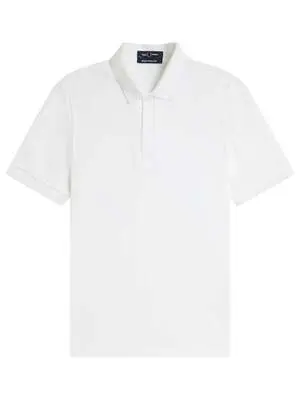 Fred Perry Cotton Pique Polo Shirt - White