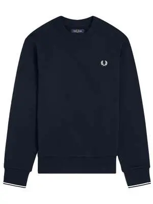 Fred Perry Embroidered Logo Crewneck Sweatshirt