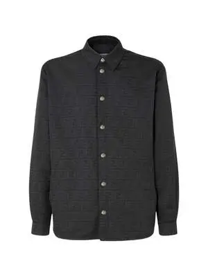 Fendi Logo Nylon Blouson - Nero