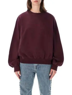 ROTATE BY BIRGER CHRISTENSEN Embroidered Logo Crewneck Sweatshirt - Winetasting