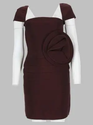 ROTATE BY BIRGER CHRISTENSEN Off-shoulder Mini Dress With Floral Detail