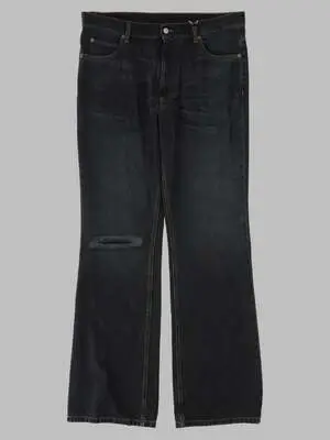 MAISON MARGIELA Distressed Straight-leg Jeans - Black