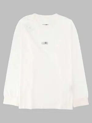 MAISON MARGIELA Long-sleeve Cotton T-shirt - White
